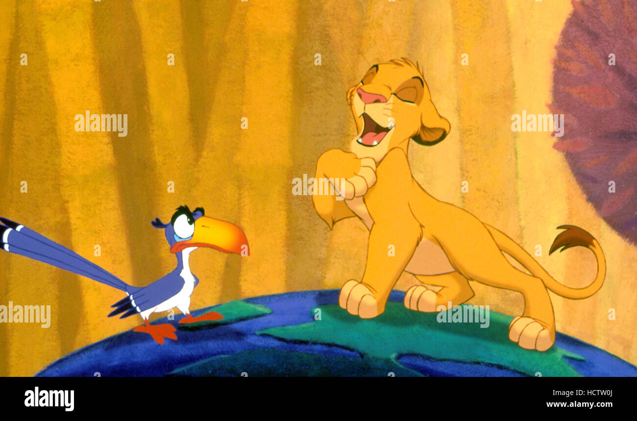 THE LION KING, Zazu, Simba, 1994. ©Buena Vista Pictures/Courtesy ...