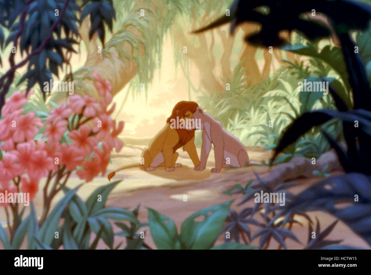 THE LION KING, Simba, voice of Matthew Broderick, Nala, voice of Moira ...