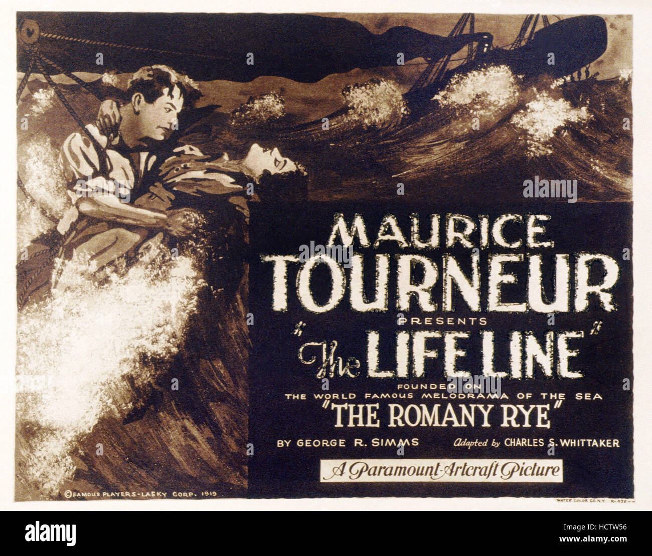 THE LIFE LINE, 1919 Stock Photo - Alamy