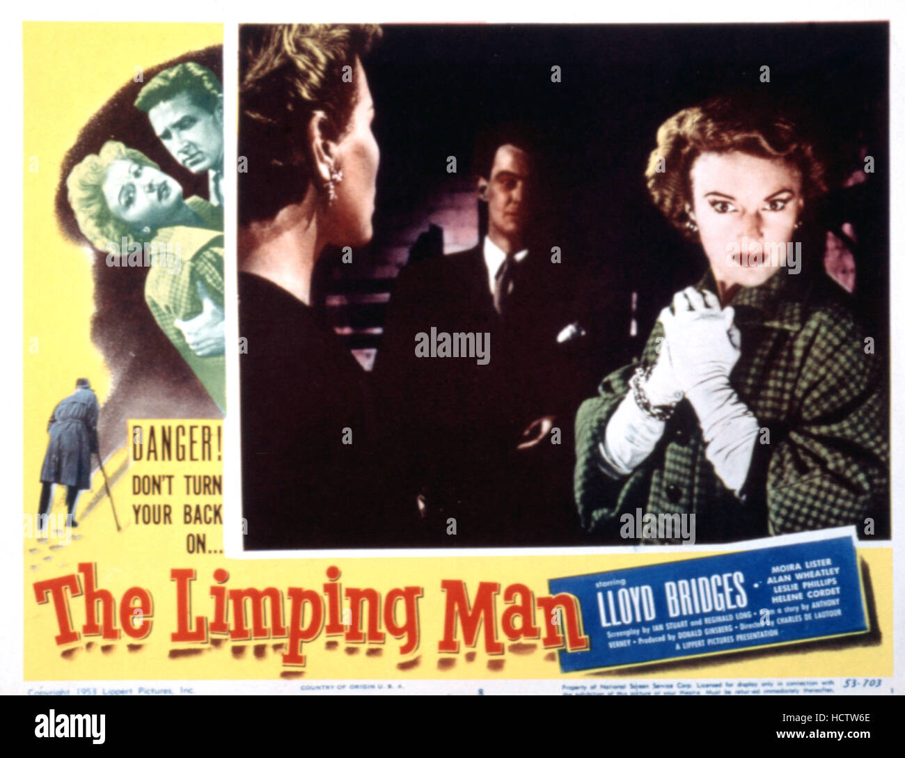 THE LIMPING MAN, Moira Lister, 1953 Stock Photo - Alamy