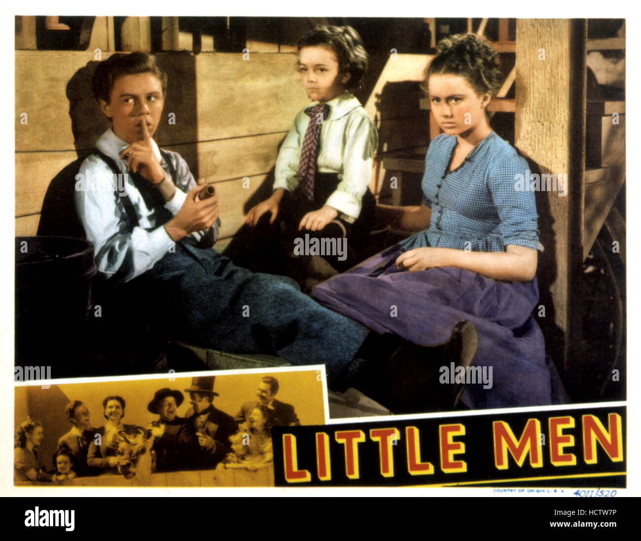 LITTLE MEN, Jimmy Lydon, Richard Nichols, Ann Gillis, 1940 Stock Photo ...