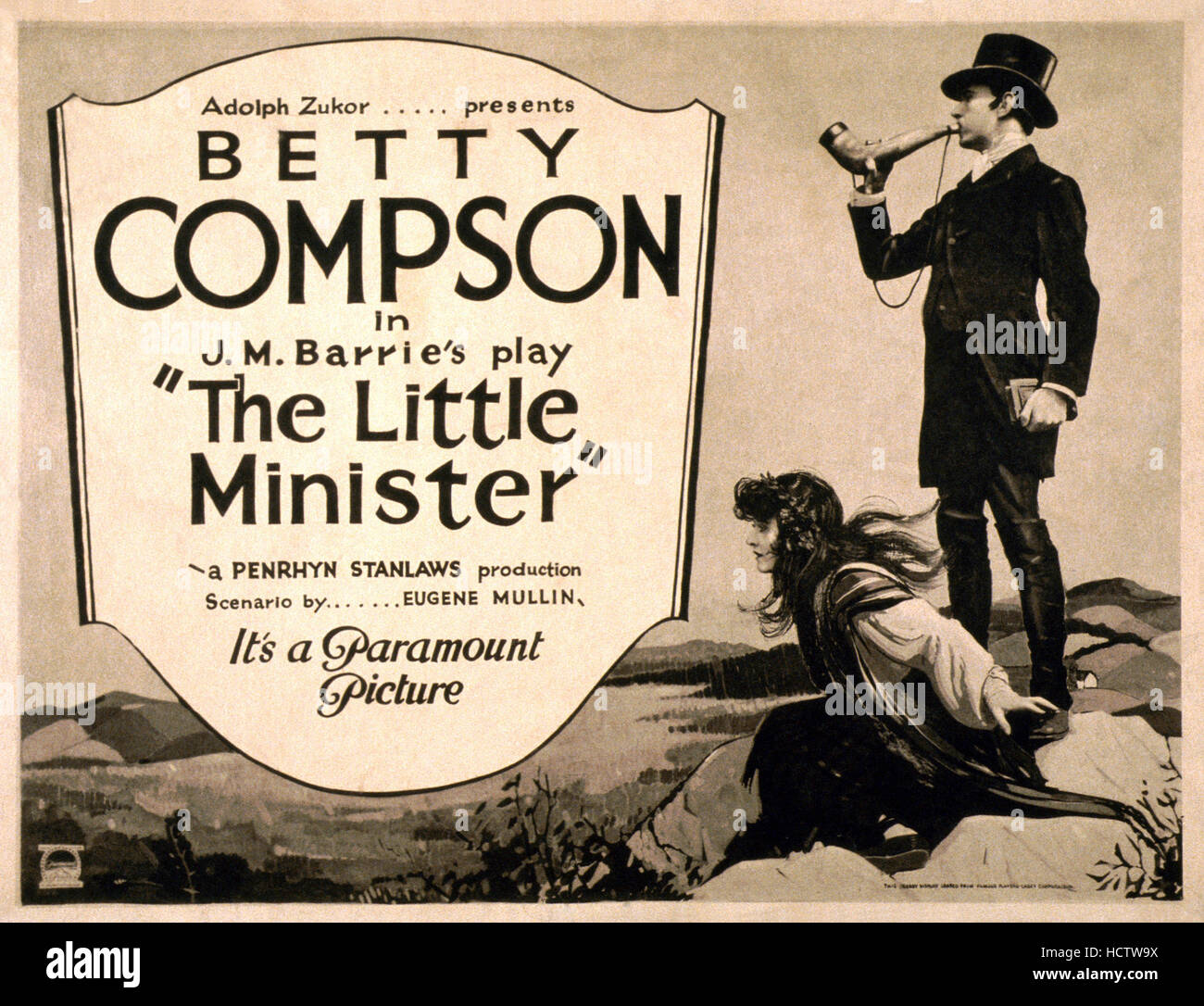 THE LITTLE MINISTER, right: Betty Compson, George Hackathorne, 1921 ...