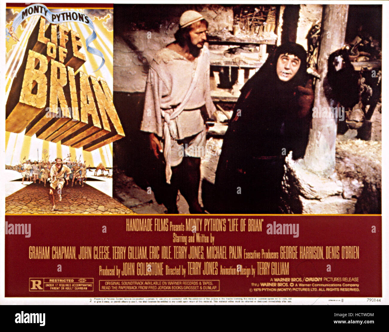 LIFE OF BRIAN, (Monty Python), Graham Chapman, Terry Jones, poster art ...