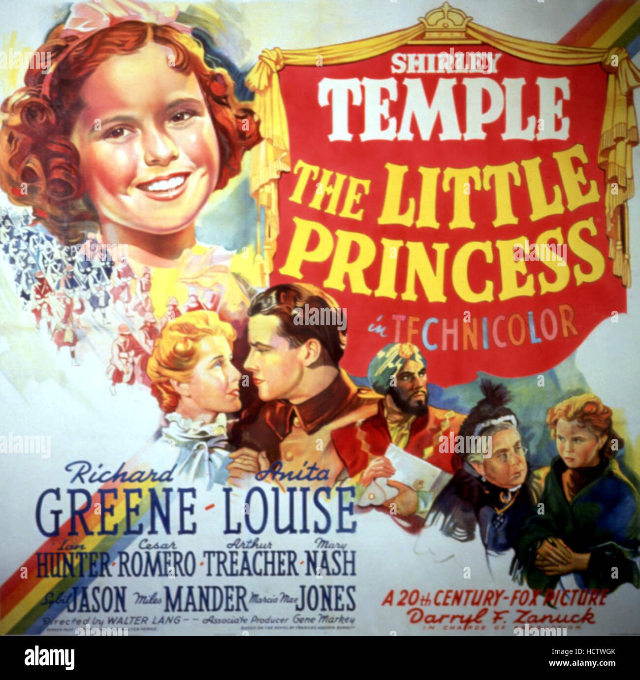 LITTLE PRINCESS, Shirley Temple, Anita Louise, Richard Greene, Cesar ...