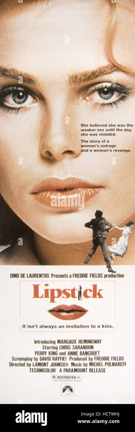 LIPSTICK, Margaux Hemingway, 1976 Stock Photo - Alamy