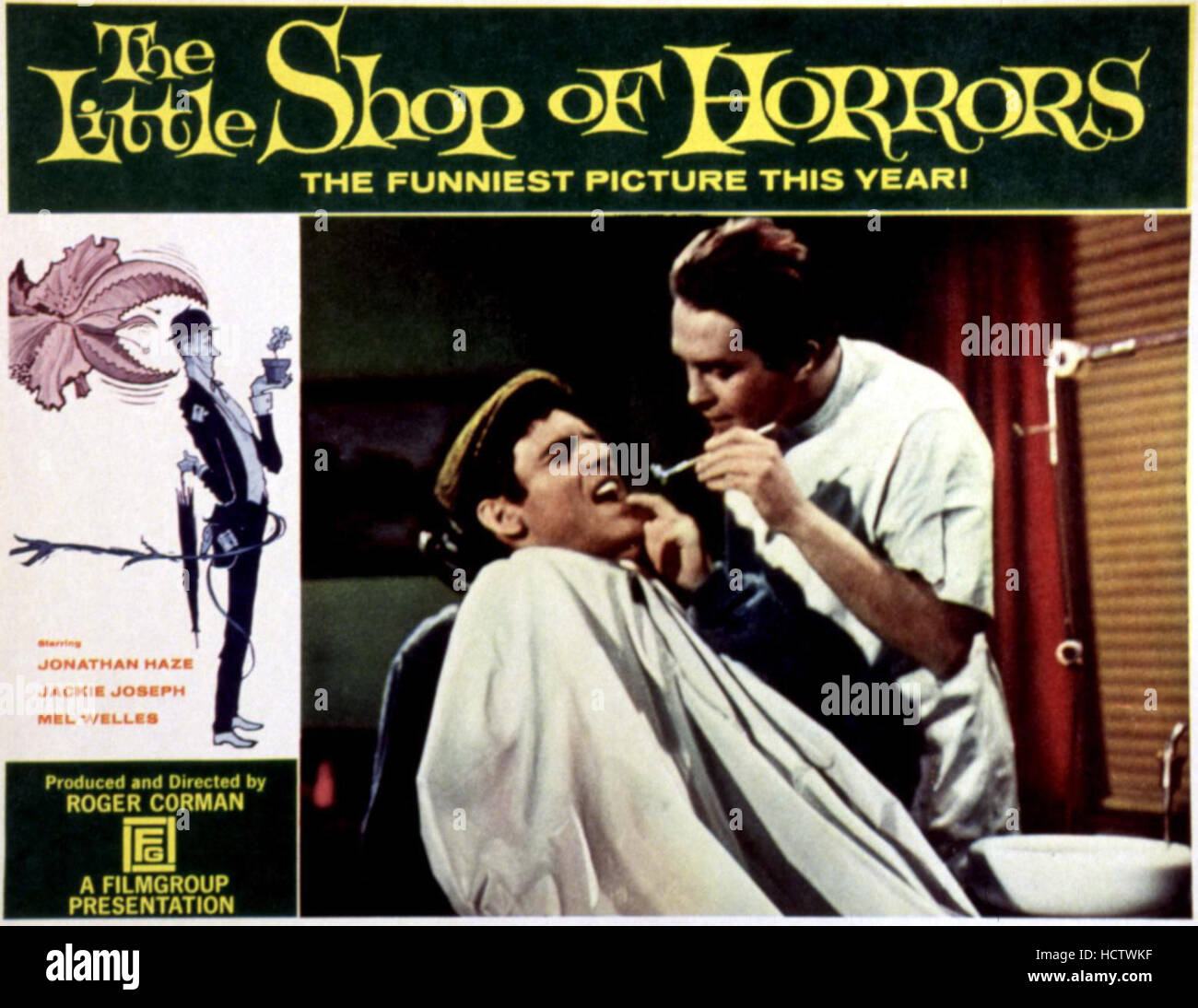 THE LITTLE SHOP OF HORRORS, Jonathan Haze, John Shaner, 1960 Stock ...