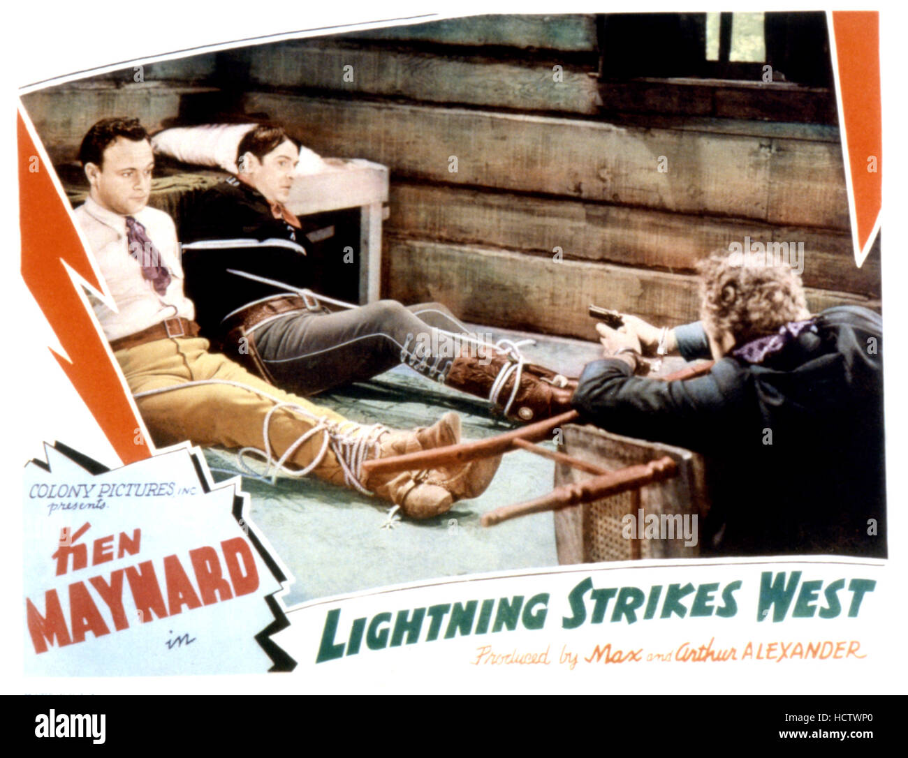 LIGHTNING STRIKES WEST, Ken Maynard, 1940 Stock Photo - Alamy