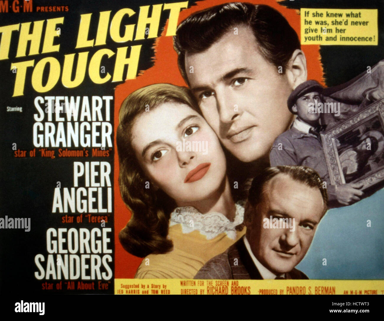 THE LIGHT TOUCH, Pier Angeli, Stewart Granger, George Sanders, 1952 Stock Photo - Alamy