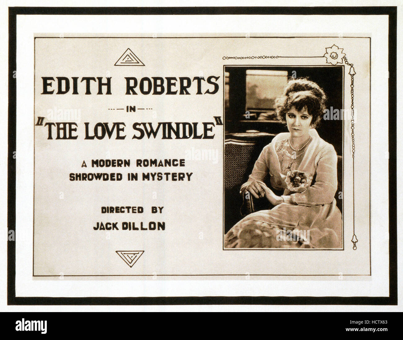 THE LOVE SWINDLE, Edith Roberts, 1918 Stock Photo - Alamy
