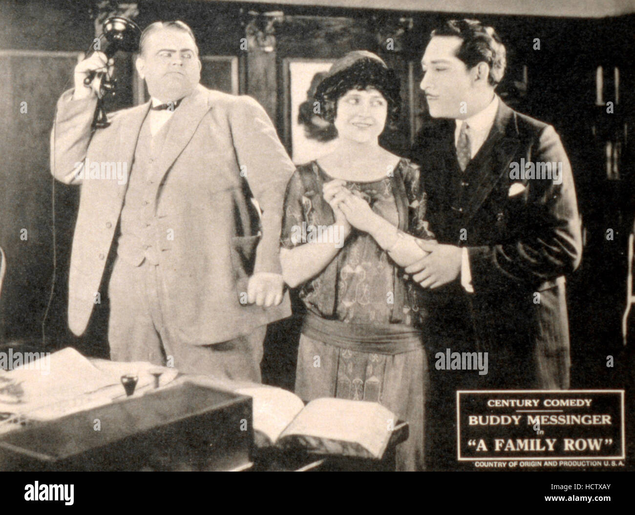 A FAMILY ROW, Buddy Messinger, 1924 Stock Photo - Alamy
