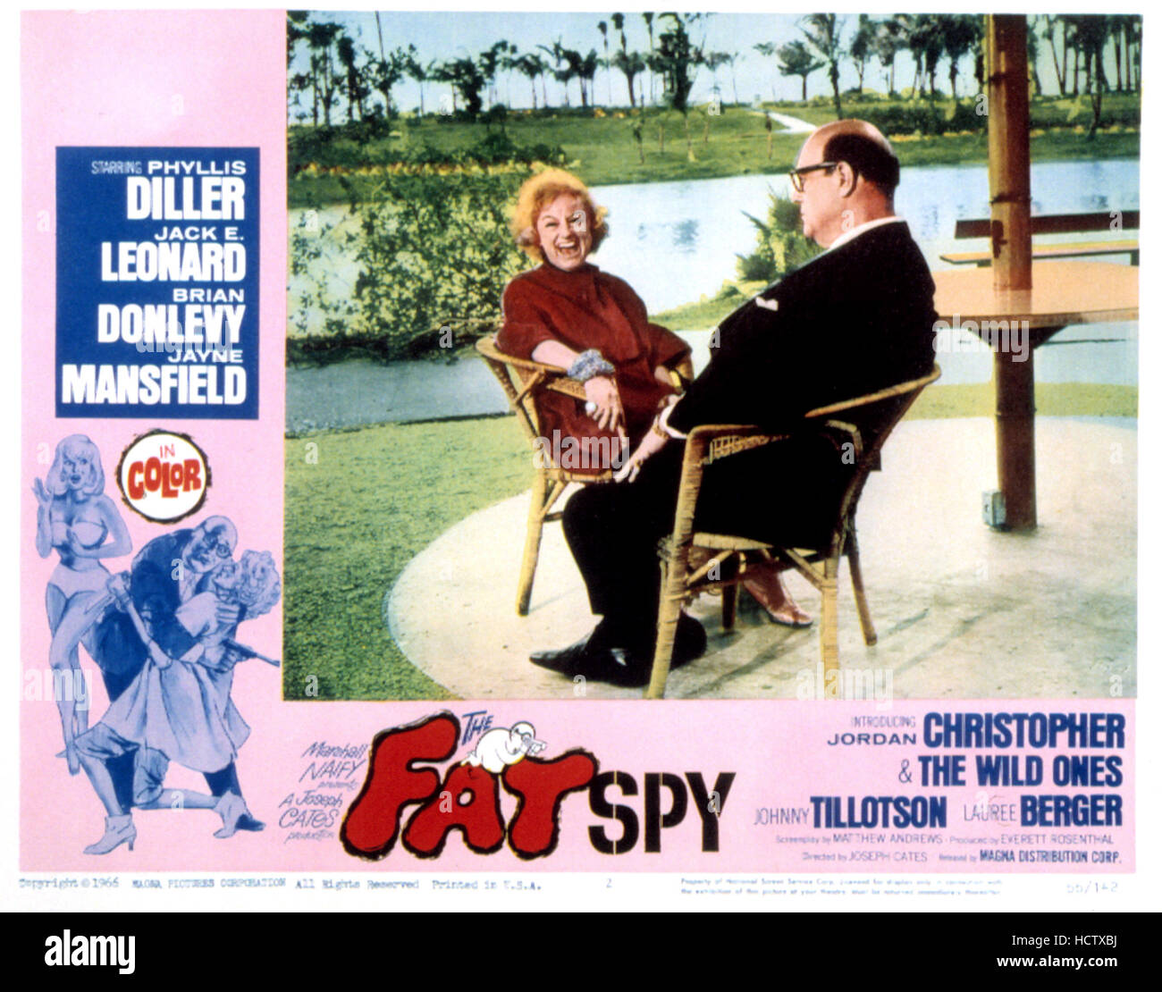 THE FAT SPY, Phyllis Diller, Jack E. Leonard, 1965 Stock Photo - Alamy