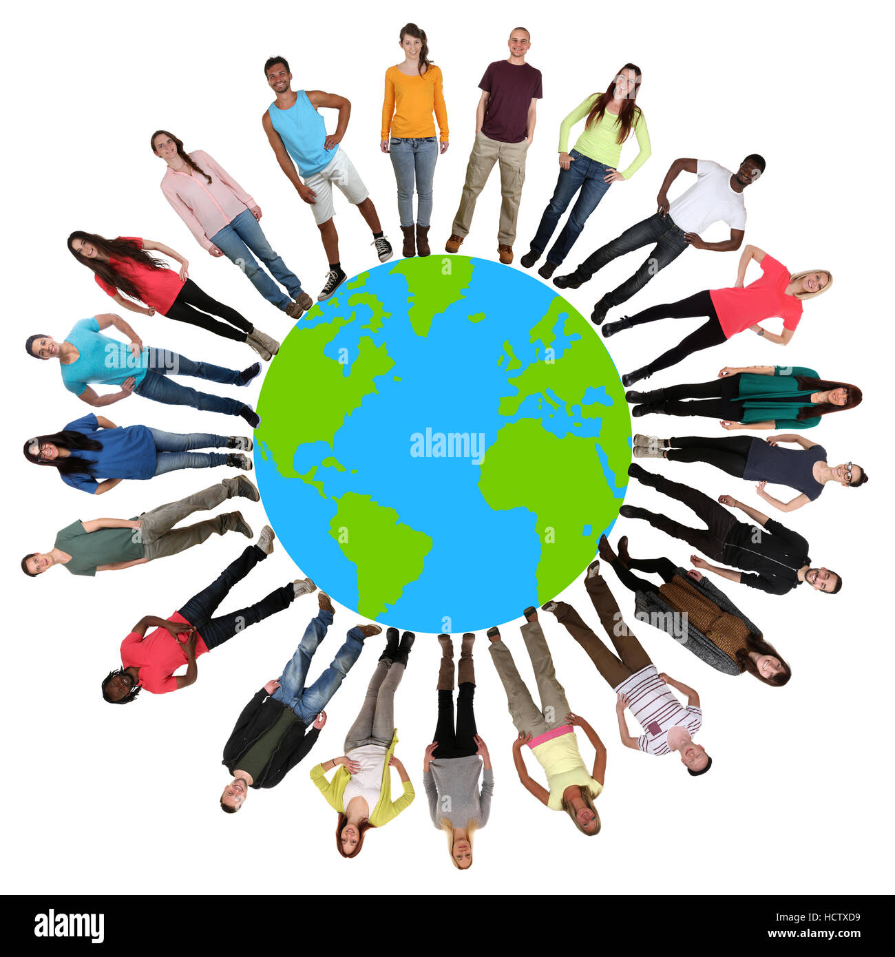 Ethnic diversity world map hi-res stock photography and images - Alamy