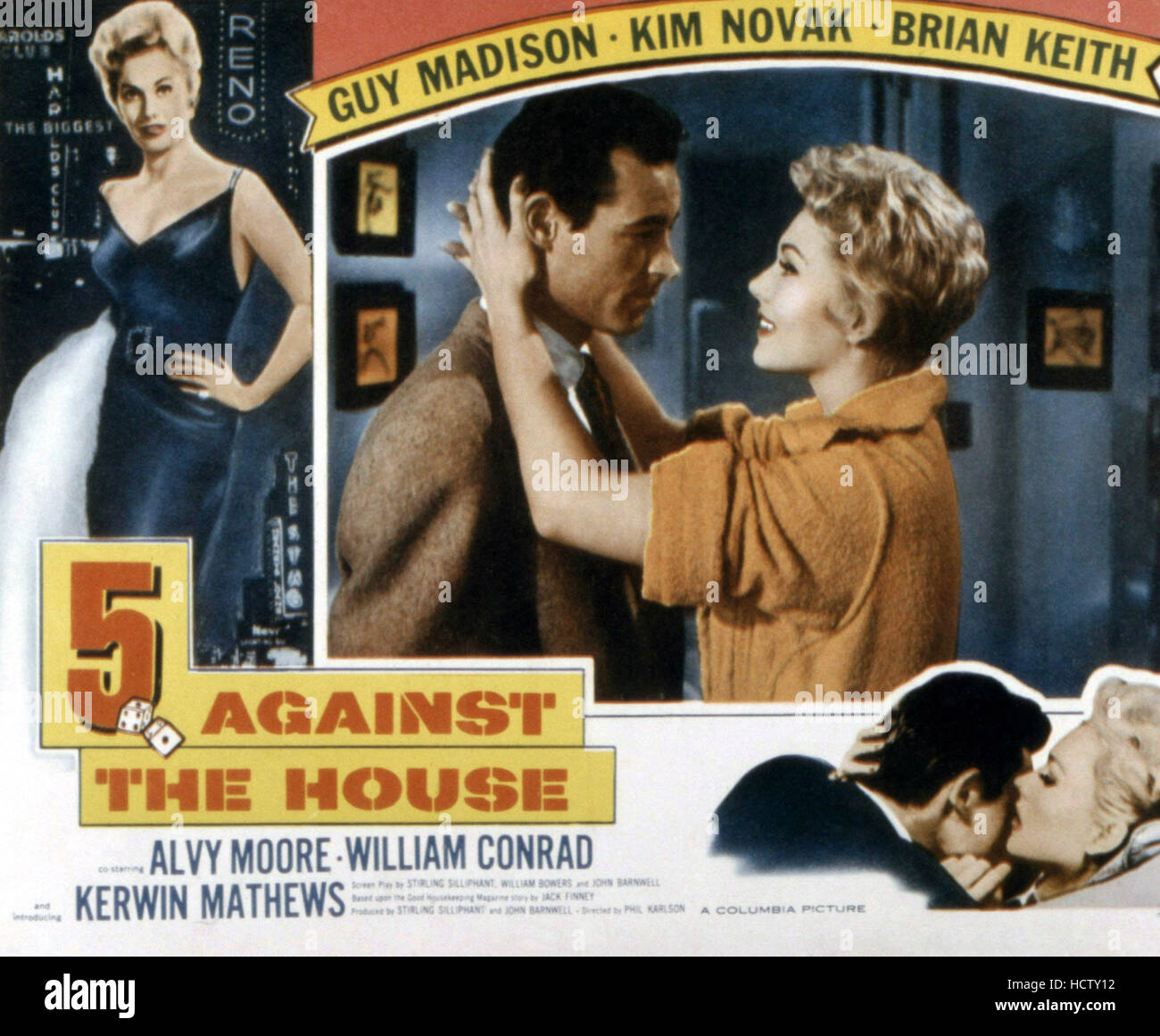 5 AGAINST THE HOUSE, (aka FIVE AGAINST THE HOUSE), Kim Novak, Guy ...