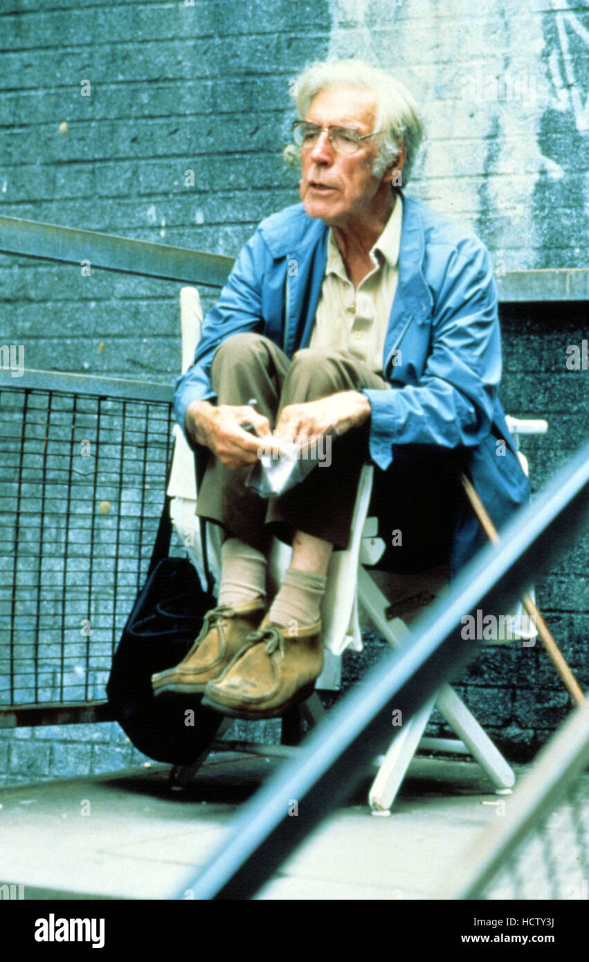 A FISH CALLED WANDA, Director Charles Crichton, on set, 1988 Stock ...