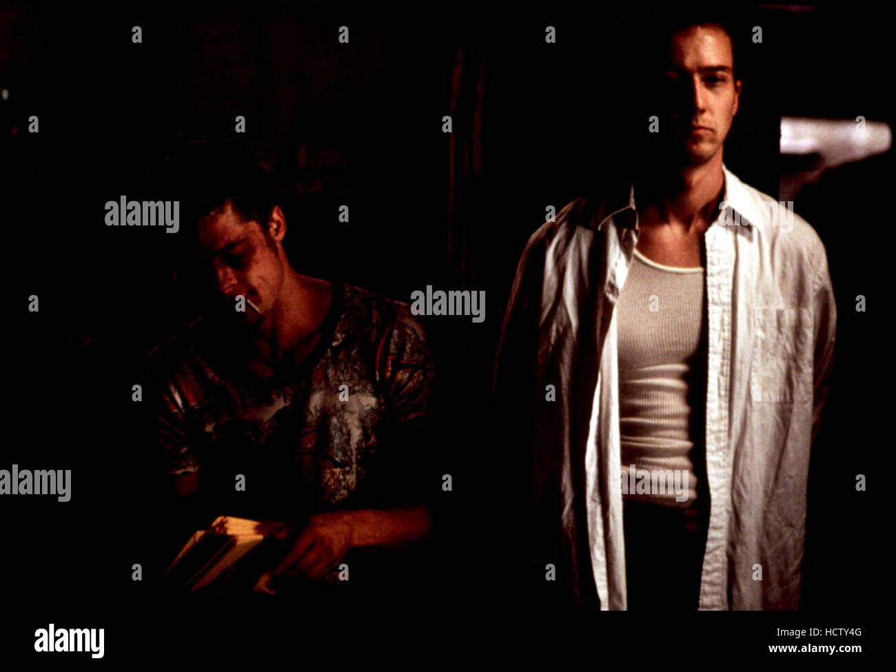 FIGHT CLUB, Brad Pitt, Edward Norton, 1999 TM & Copyright (c) 20th ...