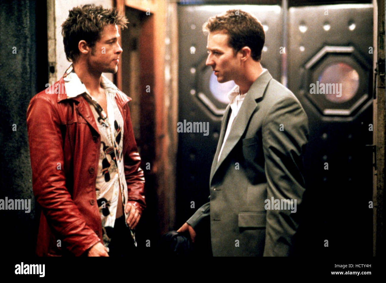 FIGHT CLUB, Brad Pitt, Edward Norton, 1999 TM & Copyright (c) 20th ...