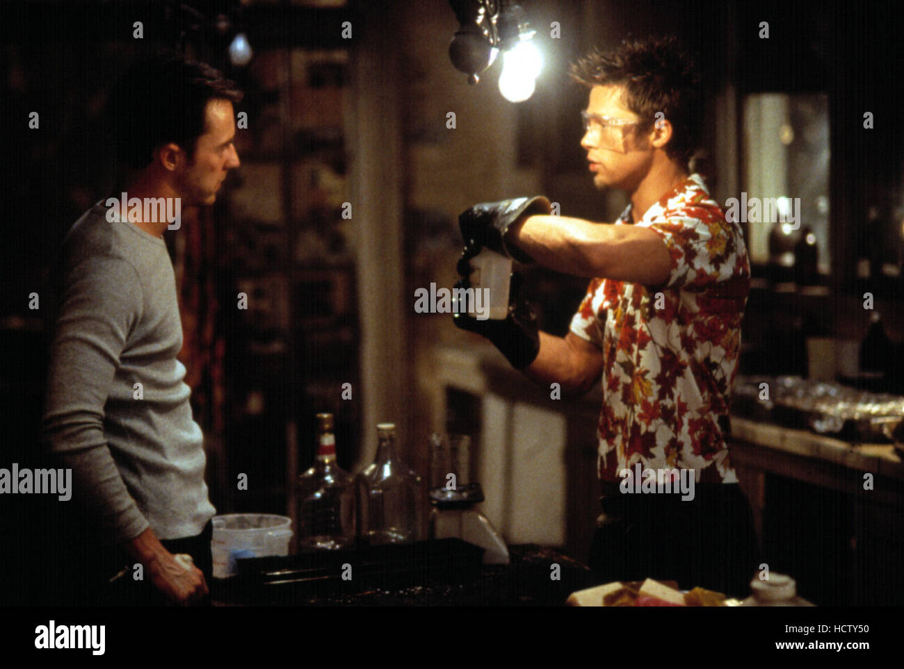 FIGHT CLUB, Edward Norton, Brad Pitt, 1999, TM & Copyright (c) 20th ...