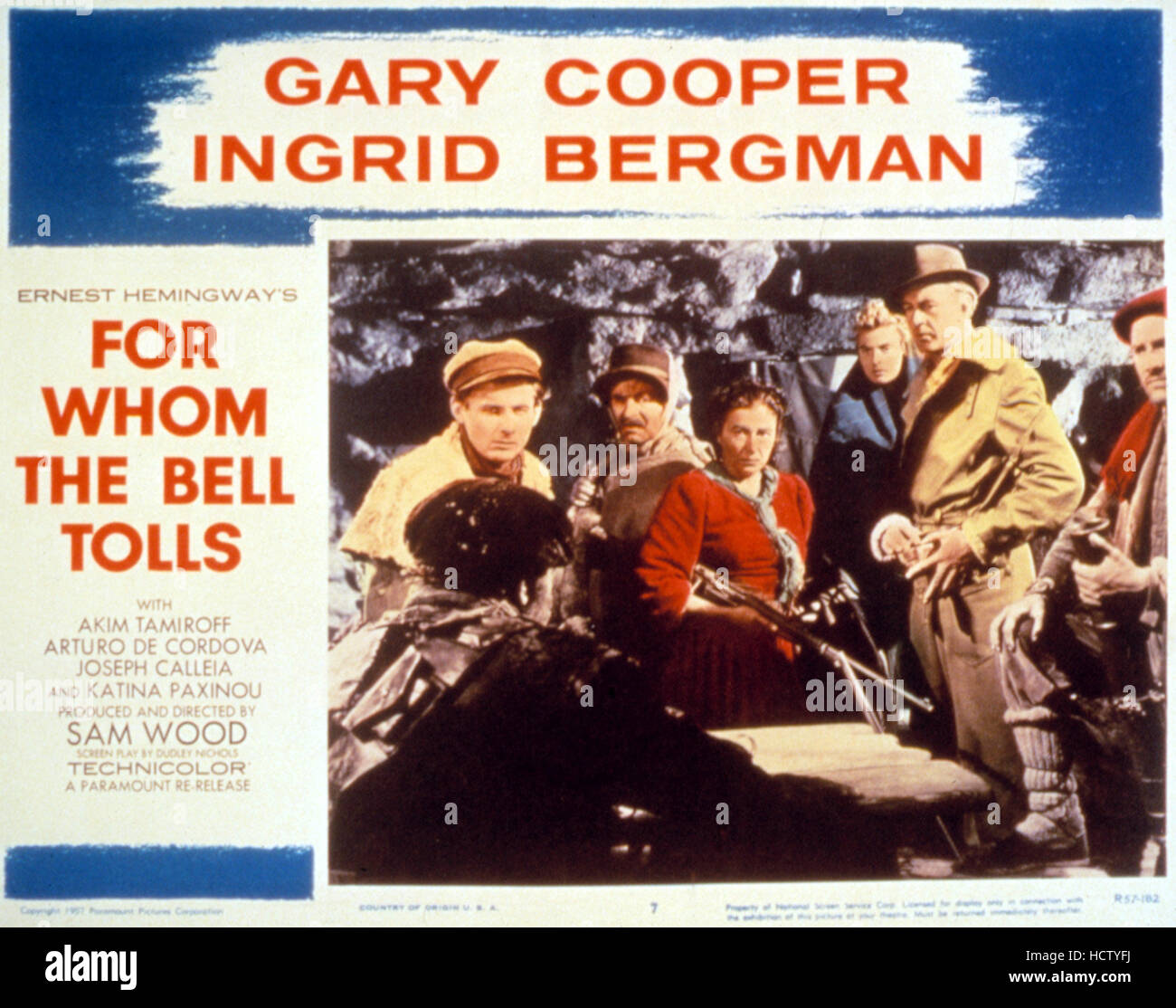 FOR WHOM THE BELL TOLLS, Katina Paxinou, 1943 Stock Photo - Alamy