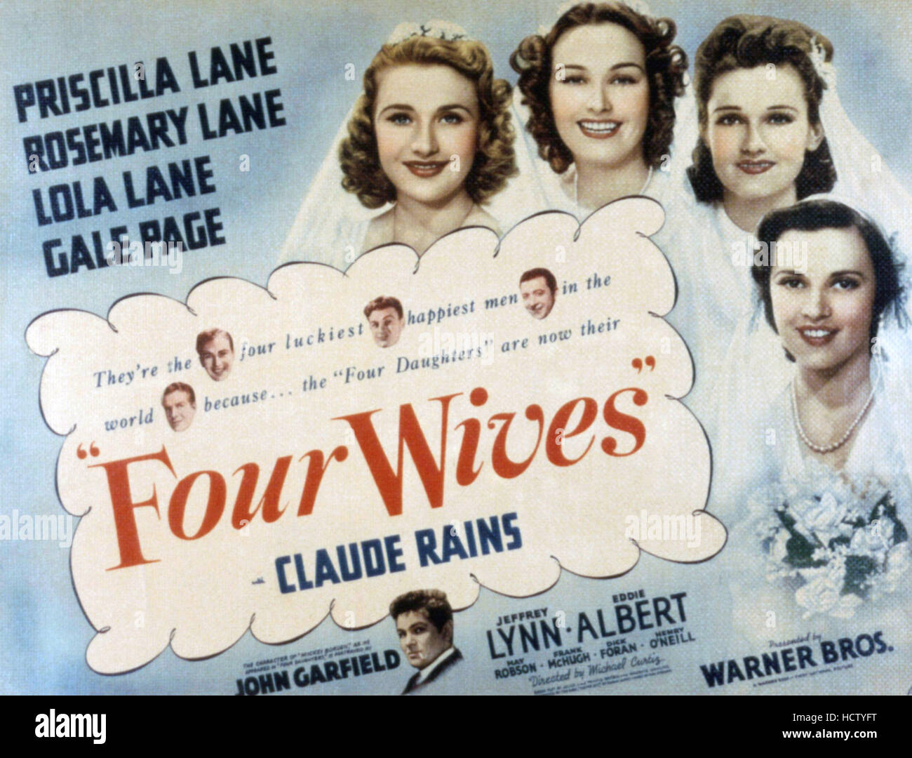 FOUR WIVES, Lola Lane, Priscilla Lane, Rosemary Lane, Gale Page ...