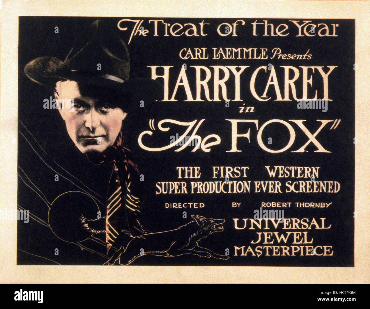 THE FOX, Harry Carey, 1921 Stock Photo - Alamy