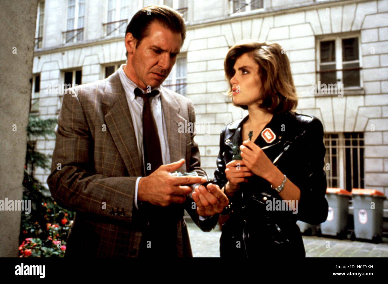 FRANTIC, Harrison Ford, Emmanuelle Seigner, 1988, examining the key ...