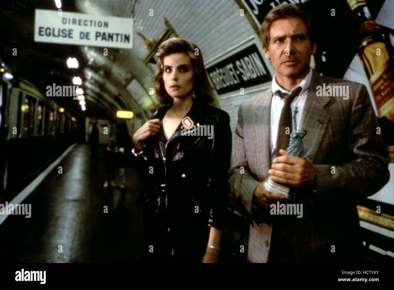 FRANTIC, Emmanuelle Seigner, Harrison Ford, 1988 Stock Photo - Alamy