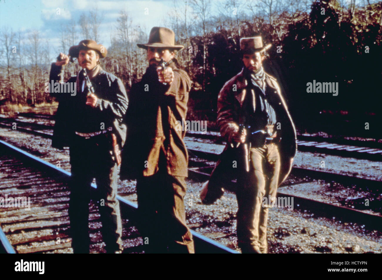 FRANK & JESSE, Bill Paxton, Rob Lowe, Randy Travis, 1994. © Trimark ...