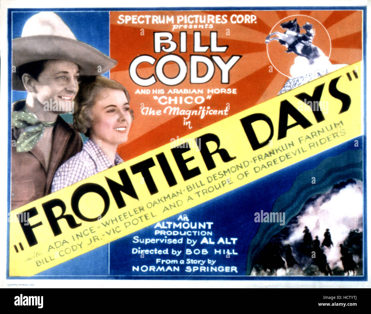 FRONTIER DAYS, Bill Cody, Ada Ince, 1934 Stock Photo - Alamy