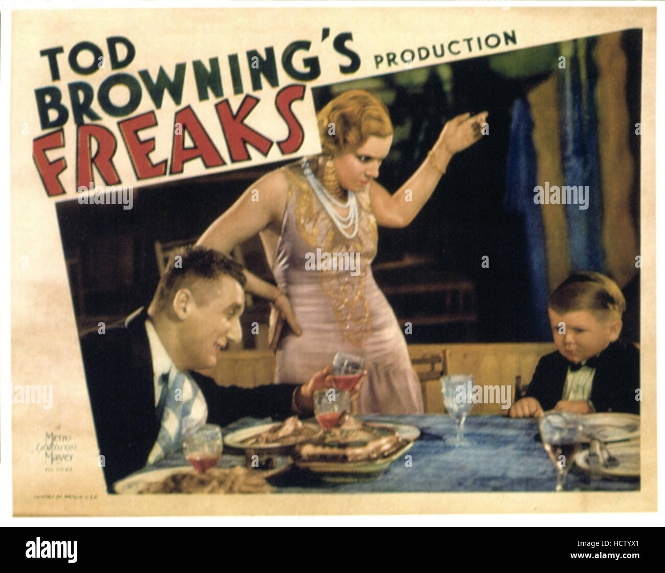 FREAKS, Henry Victor, Olga Baclanova, Harry Earles, 1932 Stock Photo ...