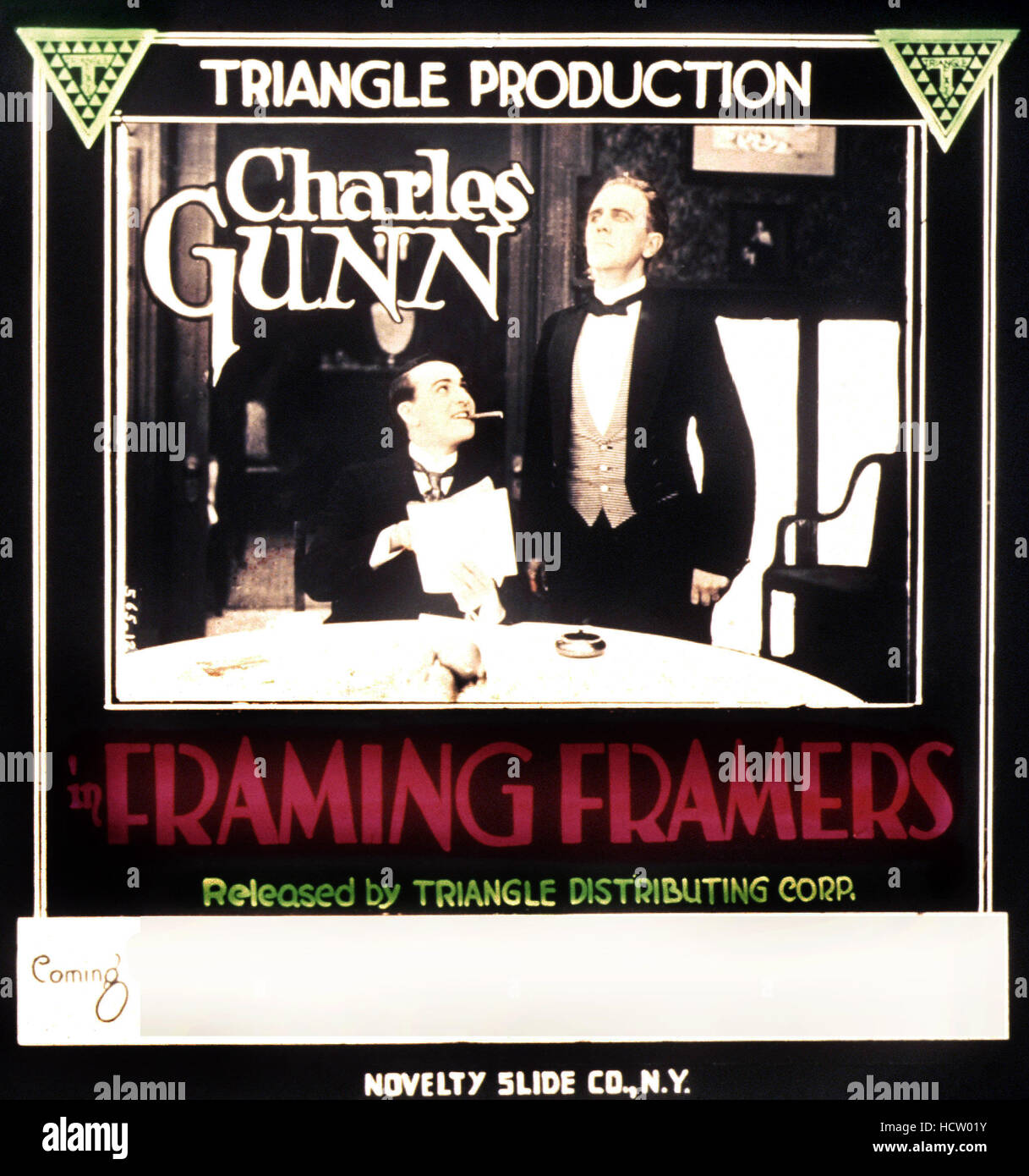 FRAMING FRAMERS, Charles Gunn (left), 1917 Stock Photo - Alamy