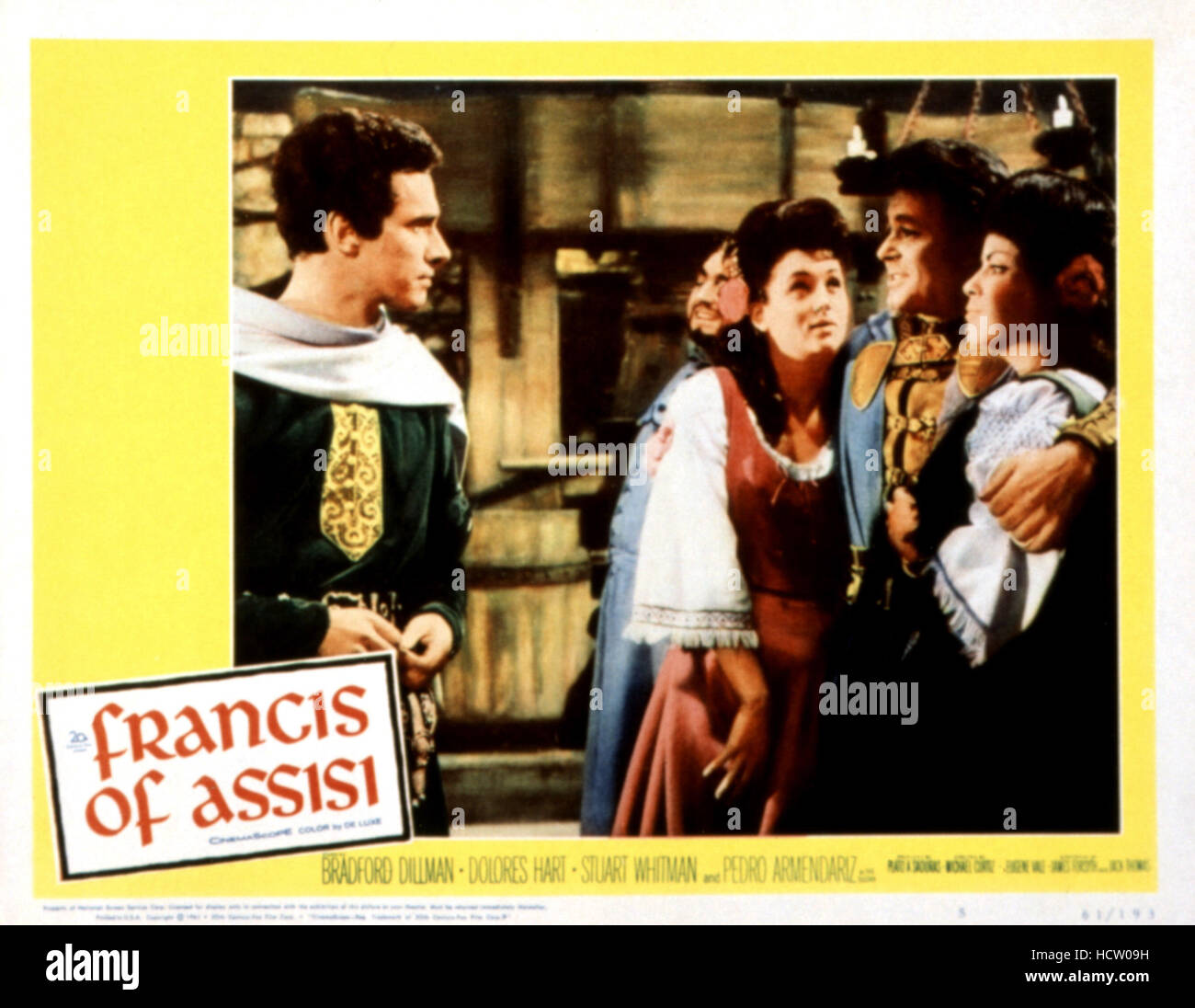 FRANCIS OF ASSISI, Bradford Dillman, Stuart Whitman, 1961, TM and ...