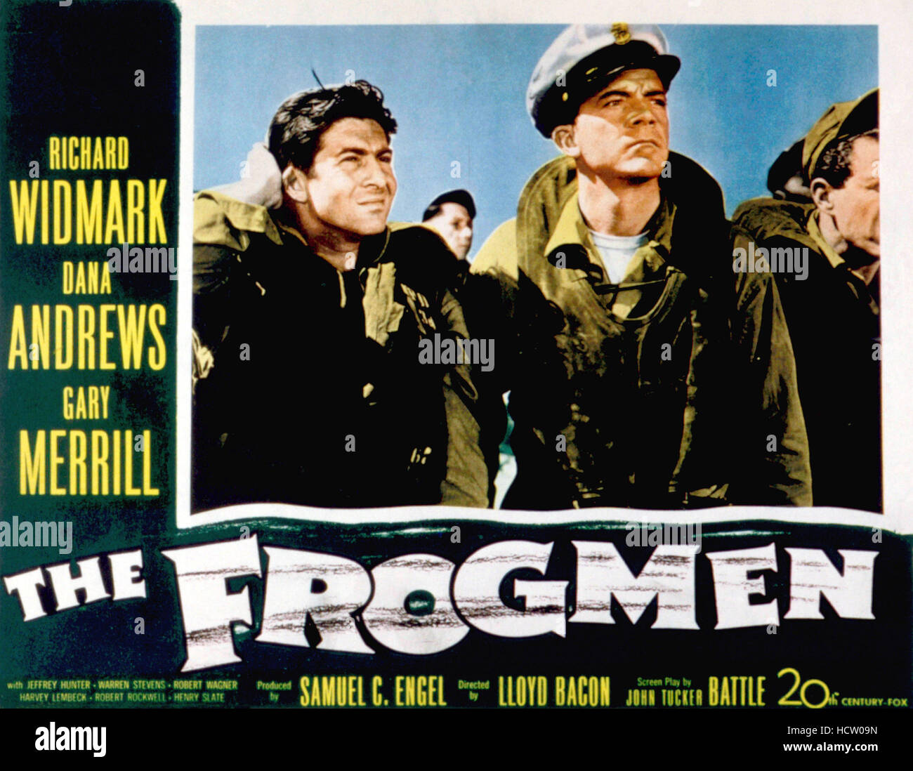 THE FROGMEN, Harvey Lembeck, Dana Andrews, 1951, TM and copyright ©20th ...