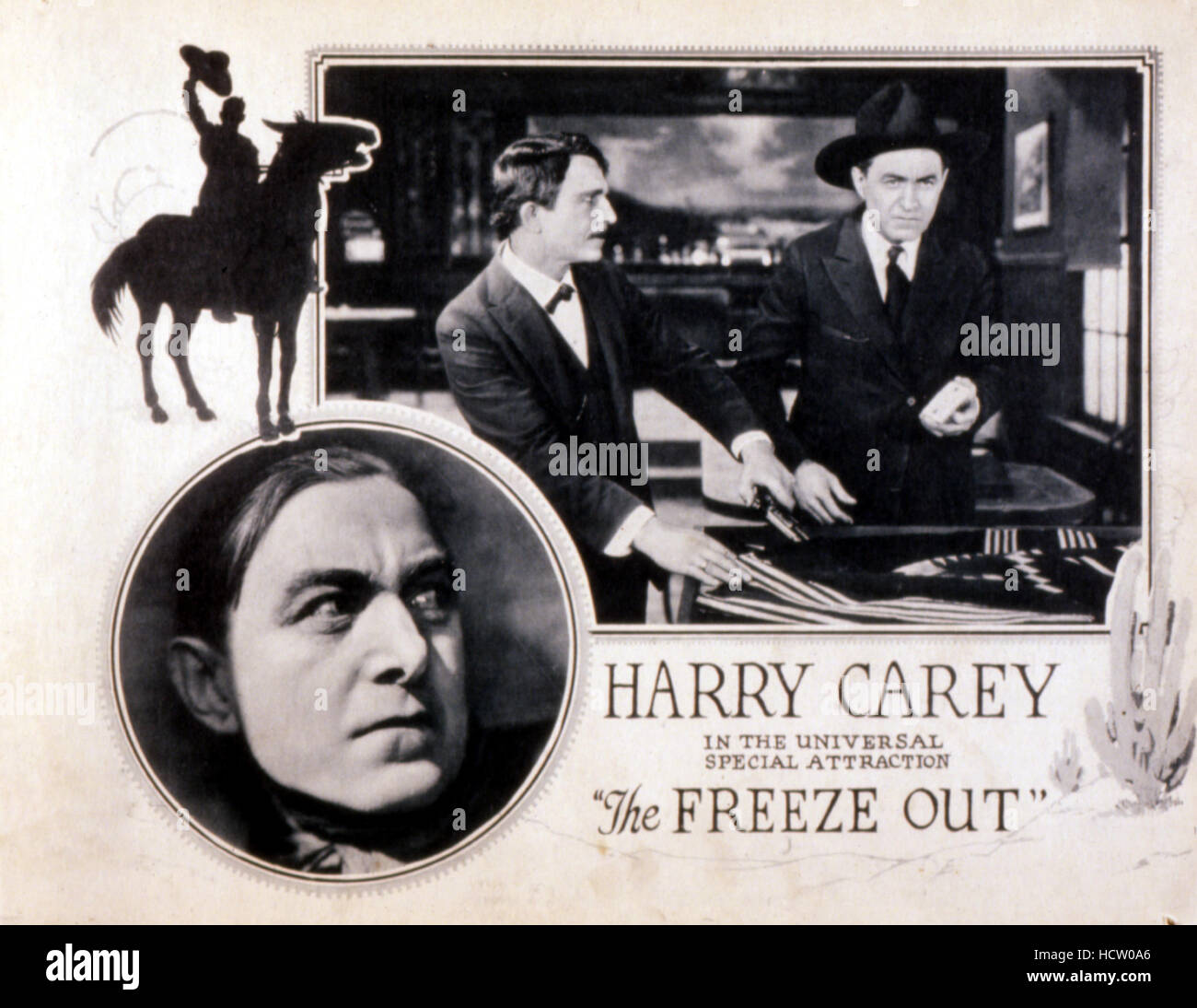 THE FREEZE OUT, Harry Carey, 1921 Stock Photo - Alamy