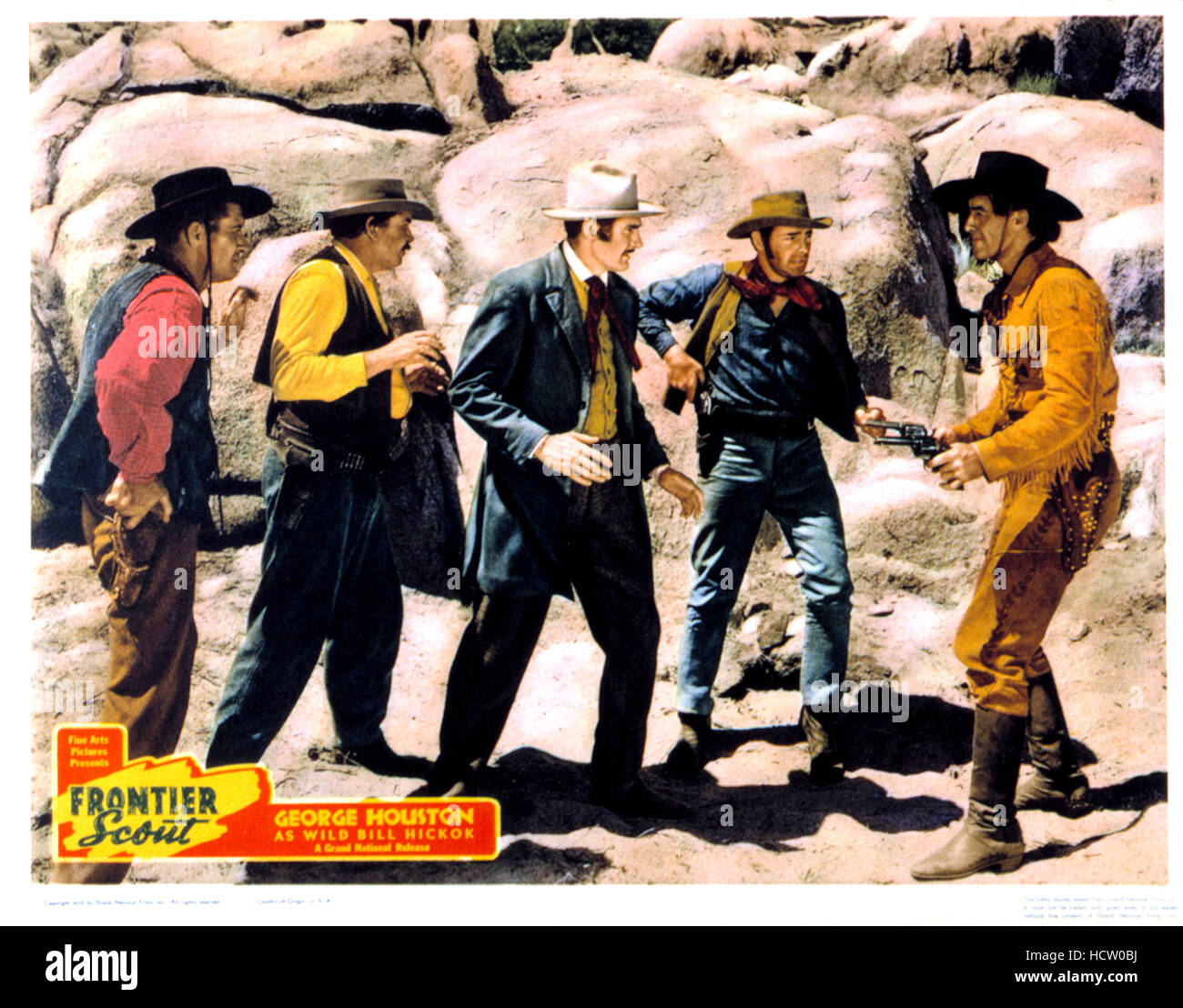 FRONTIER SCOUT, George Houston (far right), 1938 Stock Photo - Alamy