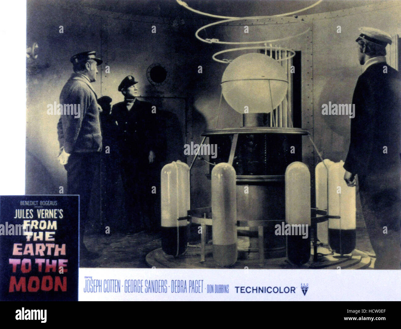 FROM THE EARTH TO THE MOON, George Sanders, Joseph Cotten, 1958 Stock ...