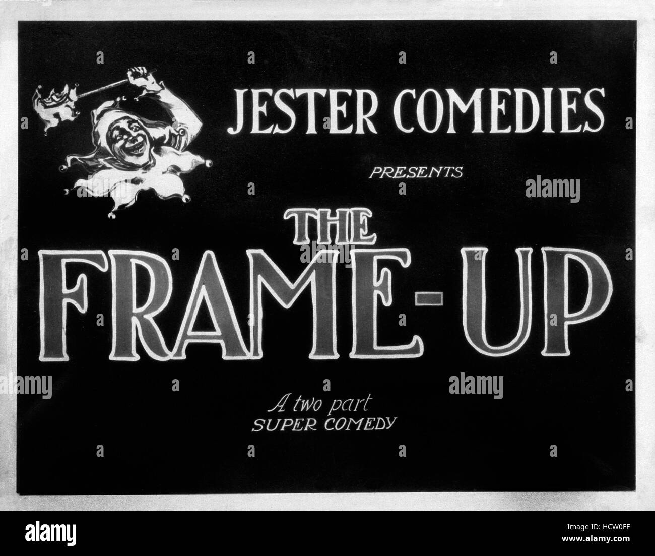 THE FRAME-UP, 1917 Stock Photo - Alamy
