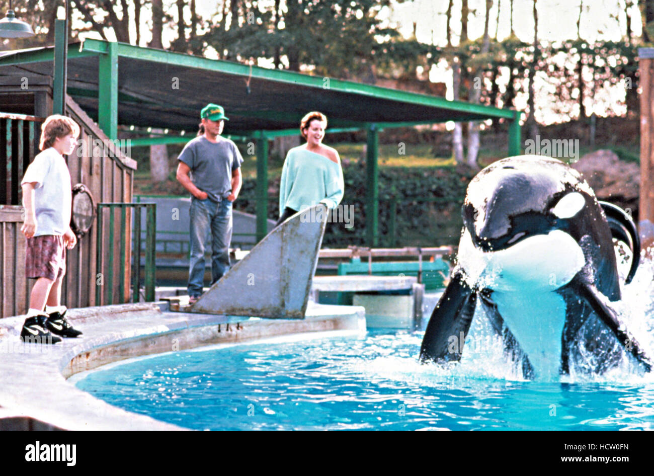 FREE WILLY, Jason James Ricther, August Schellenberg, Lori Petty, Keiko ...