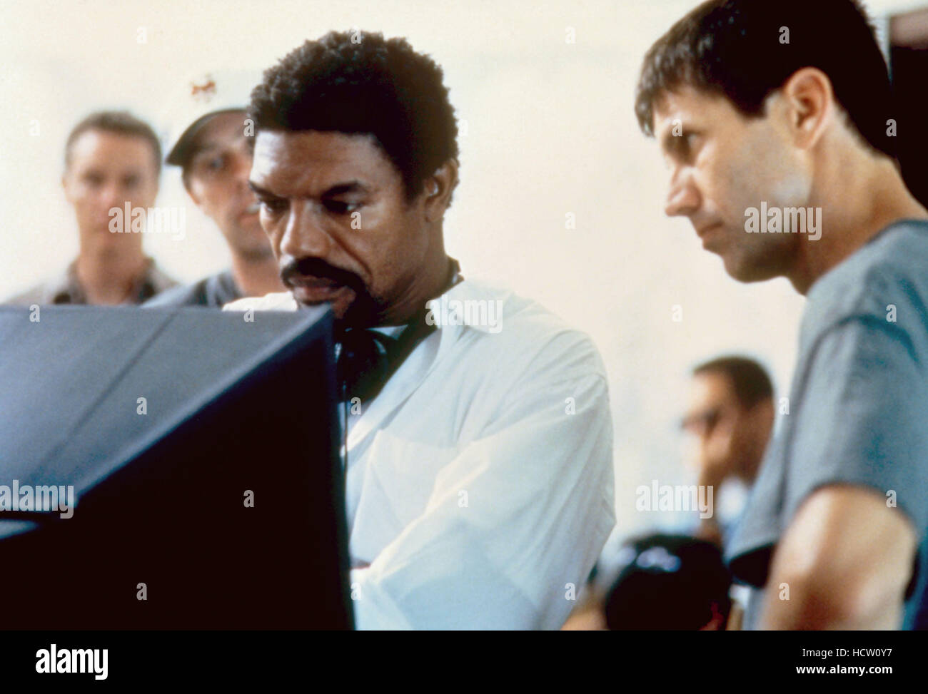GRIDLOCK'D, director Vondie Curtis-Hall (center), on set, 1997. (c ...