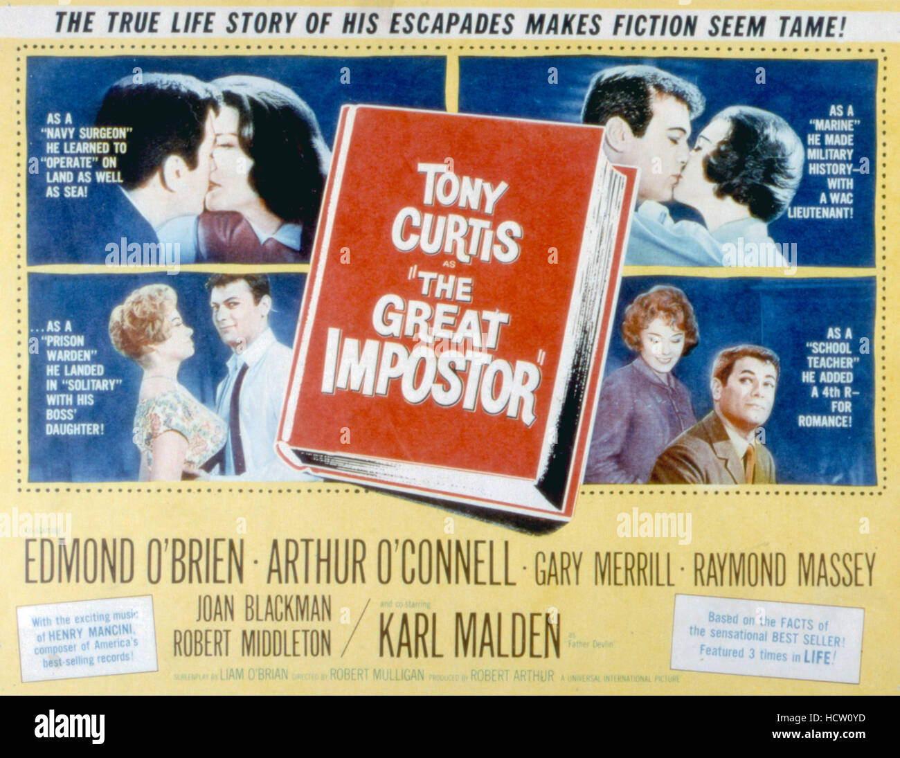 THE GREAT IMPOSTER, Tony Curtis, 1961 Stock Photo - Alamy