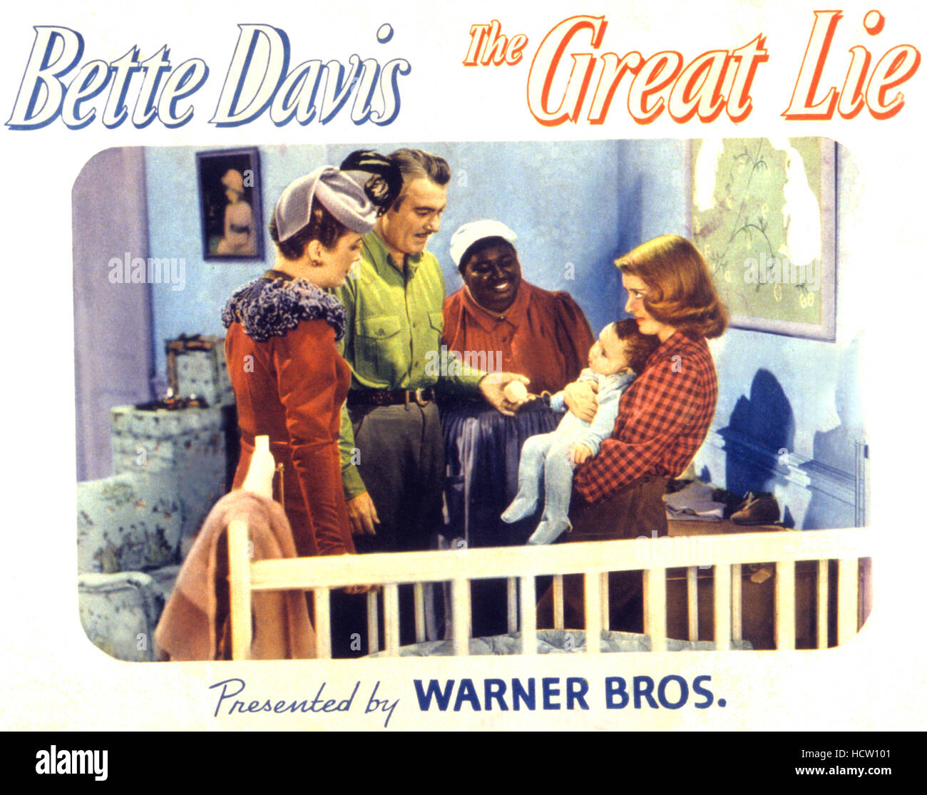 THE GREAT LIE, Mary Astor, George Brent, Hattie McDaniel, Bette Davis ...