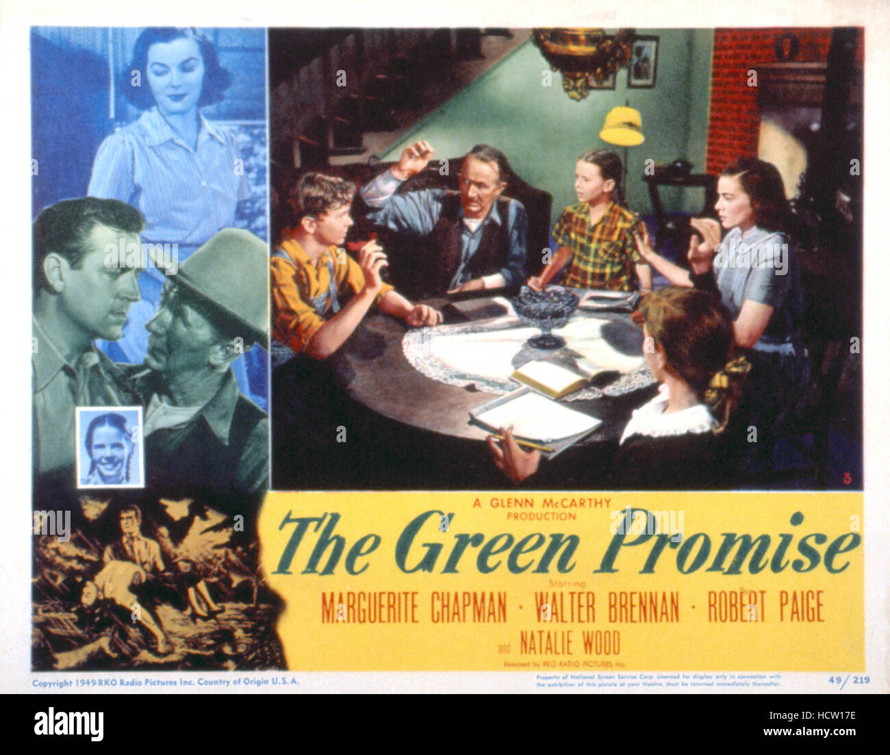 THE GREEN PROMISE, Ted Donaldson, Walter Brennan, Natalie Wood, Connie ...