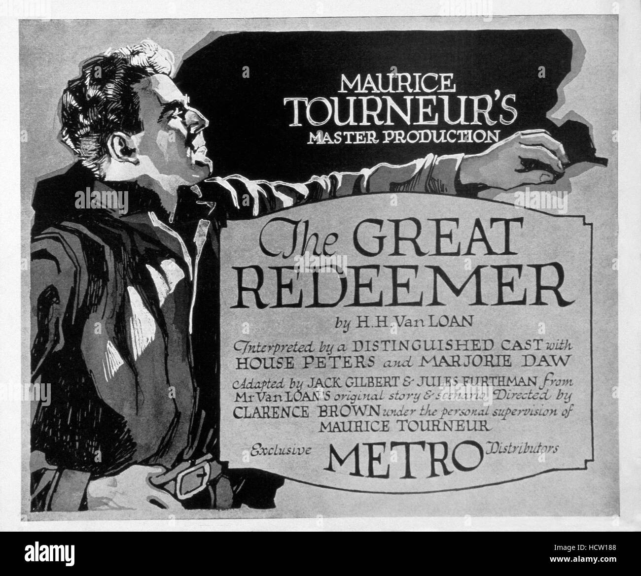 THE GREAT REDEEMER, House Peters, 1920 Stock Photo - Alamy