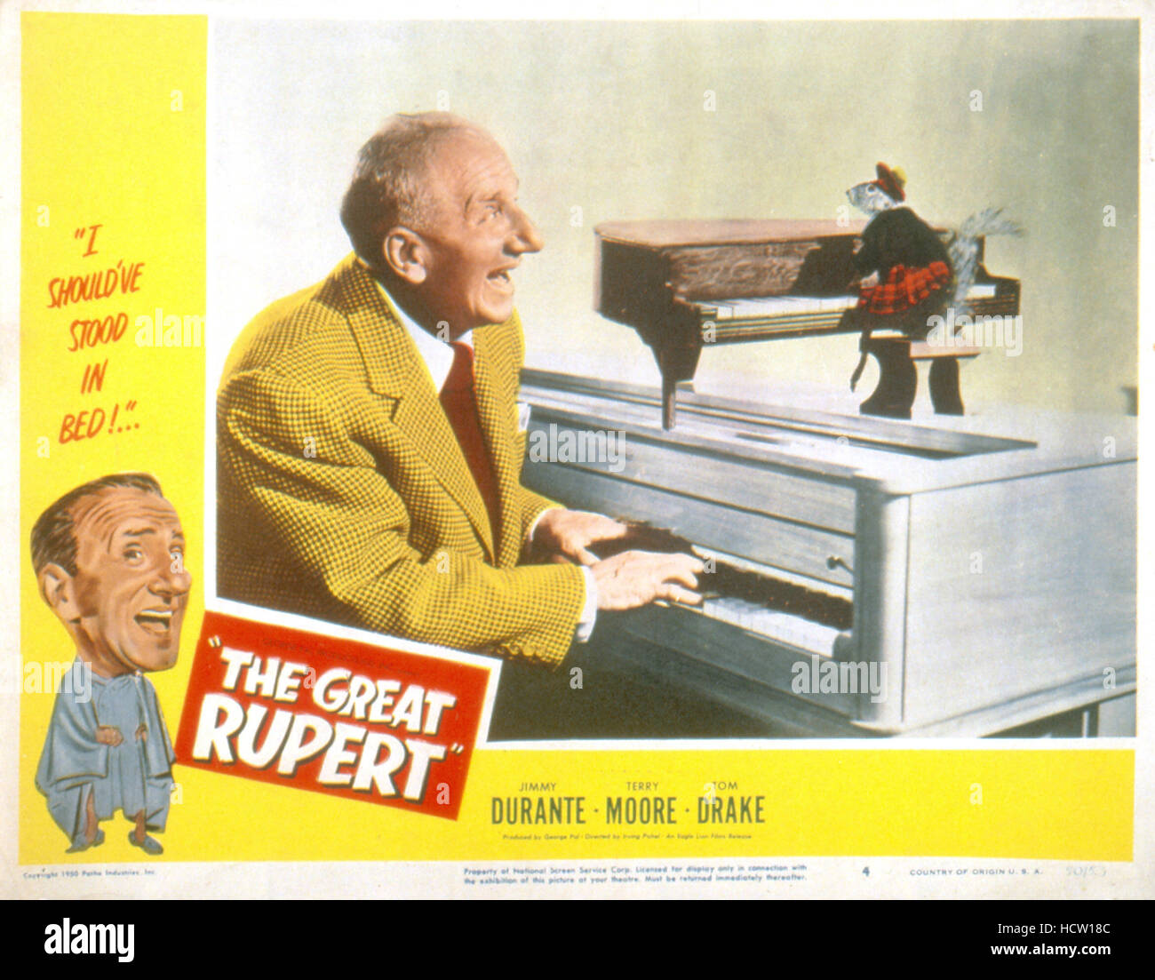 THE GREAT RUPERT, Jimmy Durante, 1950 Stock Photo - Alamy