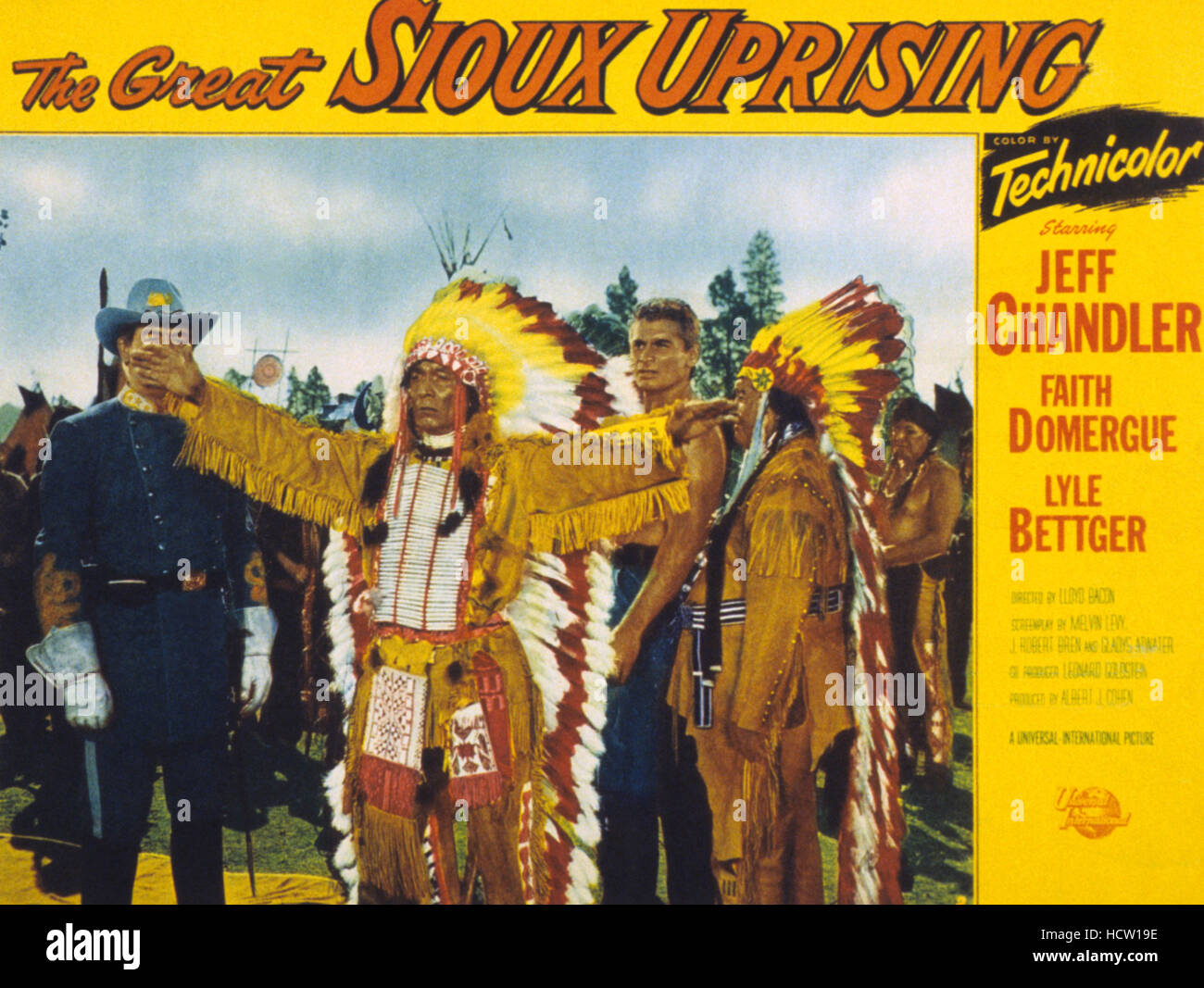 THE GREAT SIOUX UPRISING, Jeff Chandler, 1953 Stock Photo - Alamy