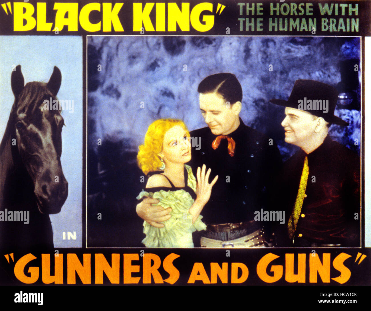 GUNNERS AND GUNS, (aka RACKETEER ROUND-UP), l-r: Black King, Edna Aslin ...