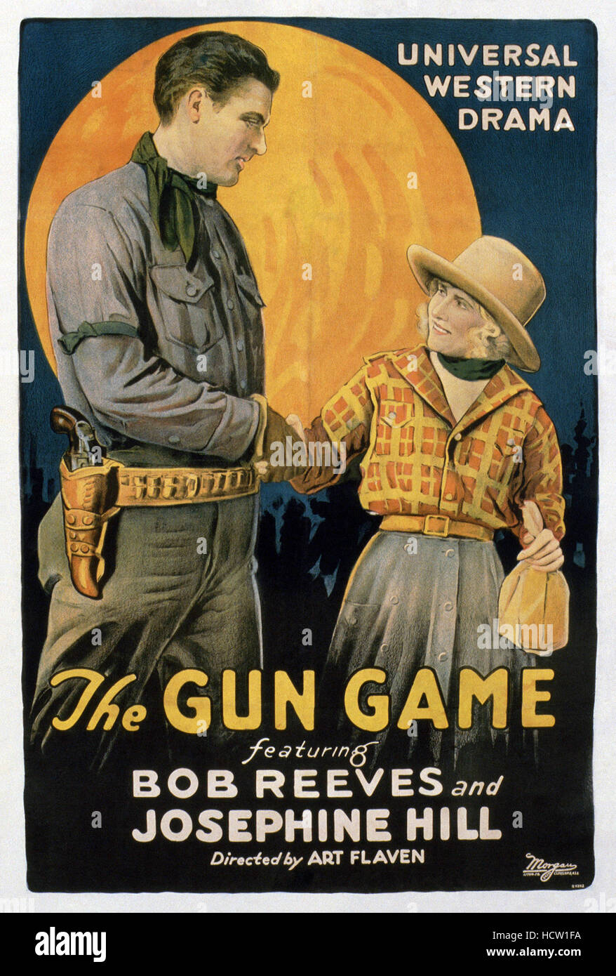THE GUN GAME, U.S. poster, from left: Bob Reeves, Josephine Hill, 1920 ...