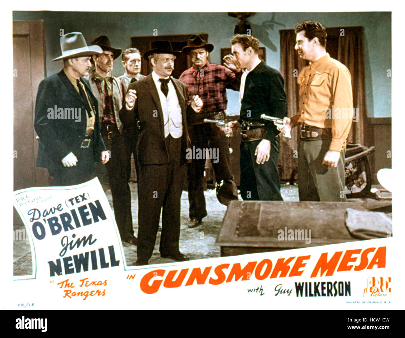 GUNSMOKE MESA, Jack Rockwell, Kermit Maynard, Michael Vallon, Dick ...