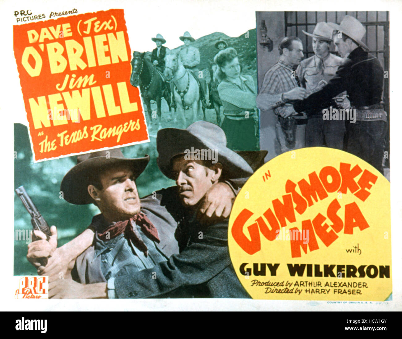 GUNSMOKE MESA, James Newill, Dave O'Brien, Guy Wilkerson, Patti McCarty ...