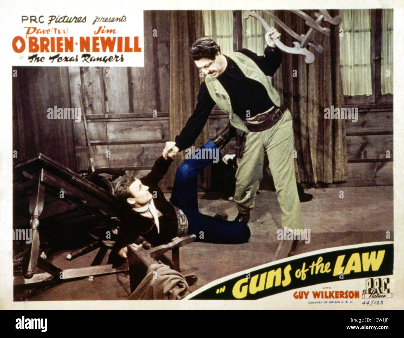 GUNS OF THE LAW, Dave O'Brien, 1944 Stock Photo - Alamy