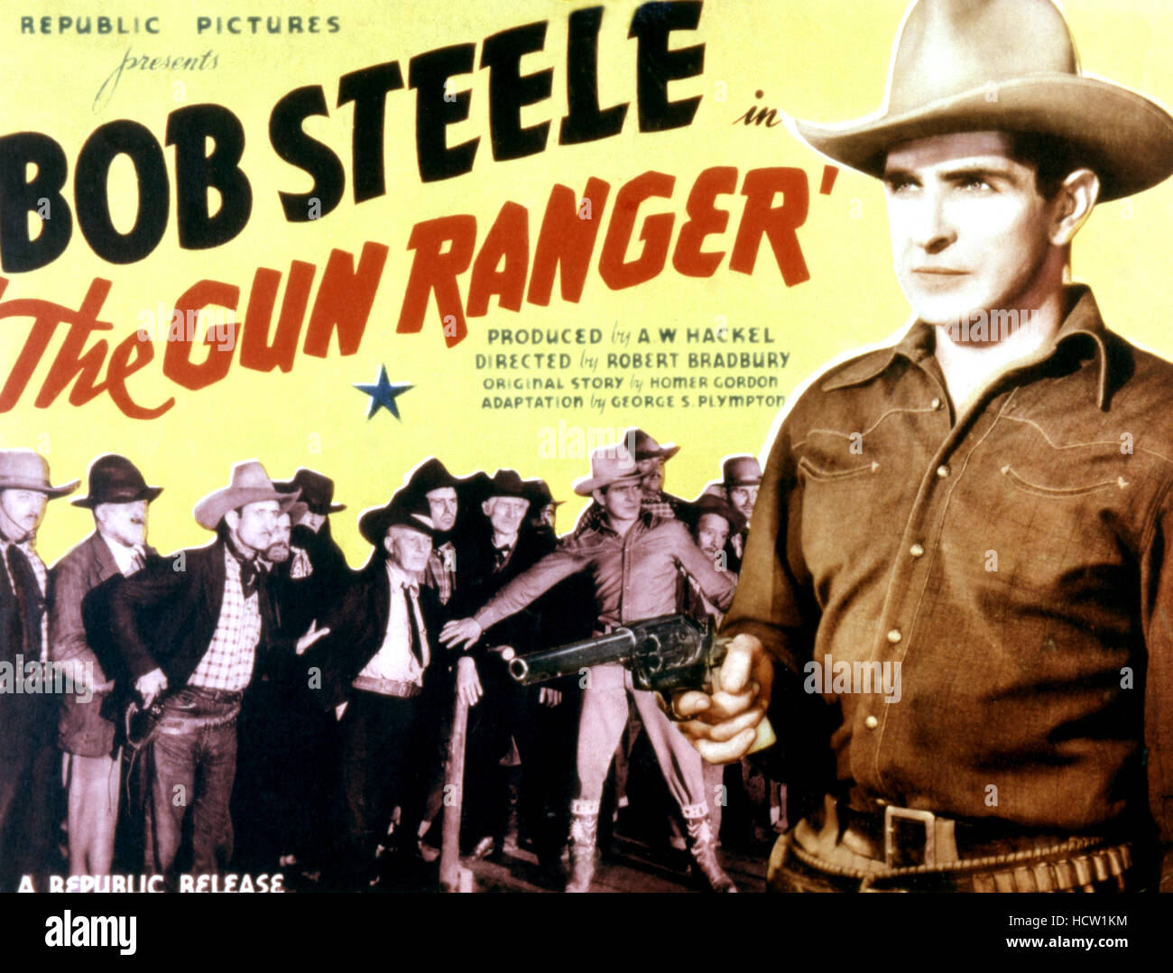 GUN RANGER, Bob Steele, 1937 Stock Photo - Alamy
